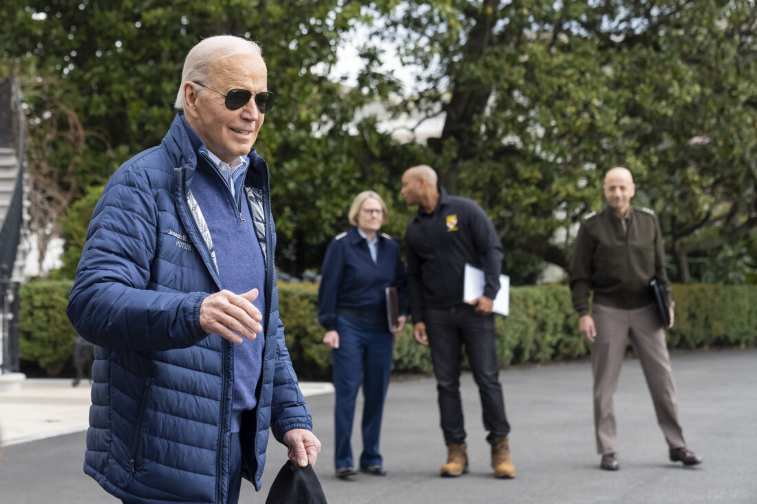 Biden tours collapsed Baltimore bridge as clearing proceeds | News ...